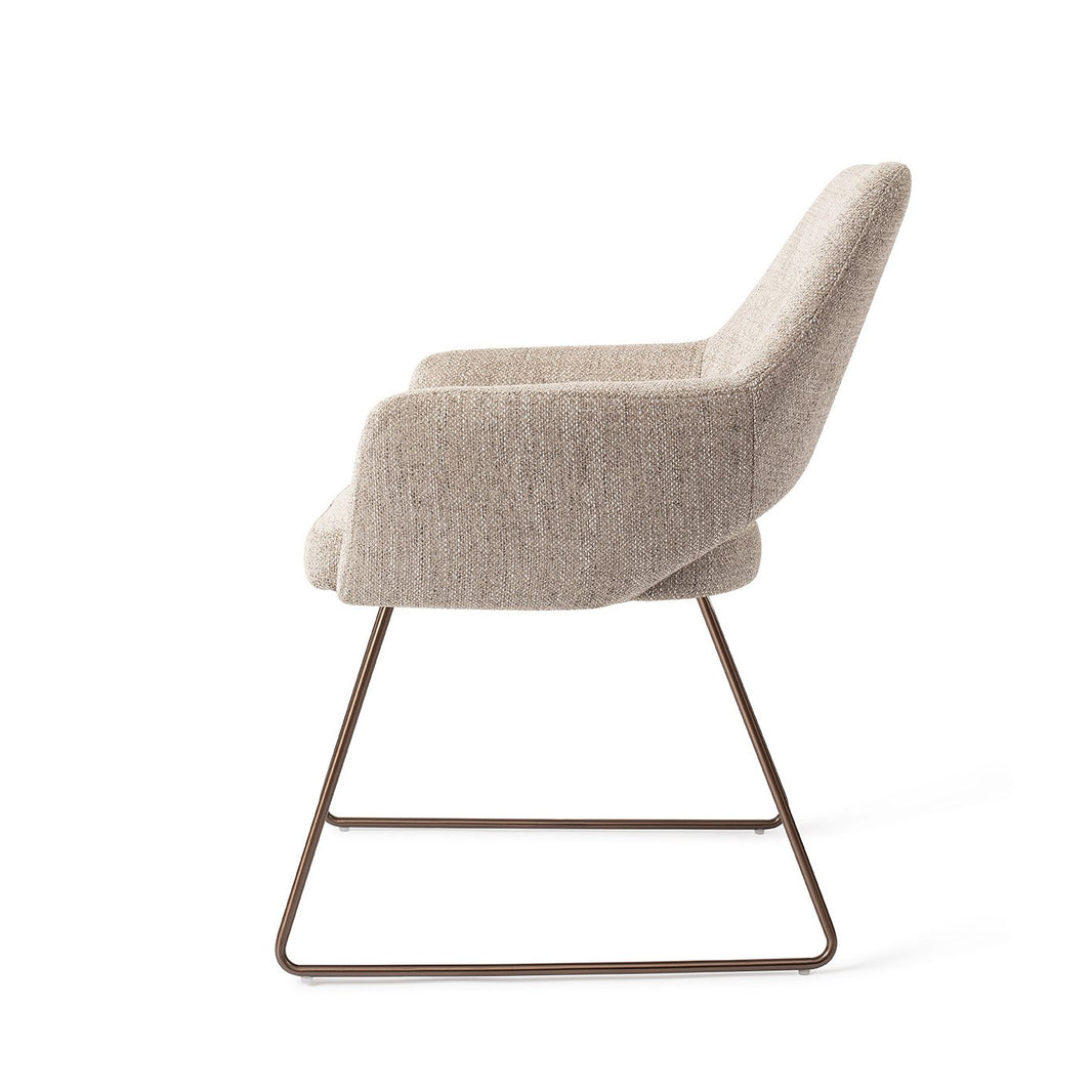 Yanai Eetkamerstoel Slide Rose - Biscuit Beach – Tables by TIM