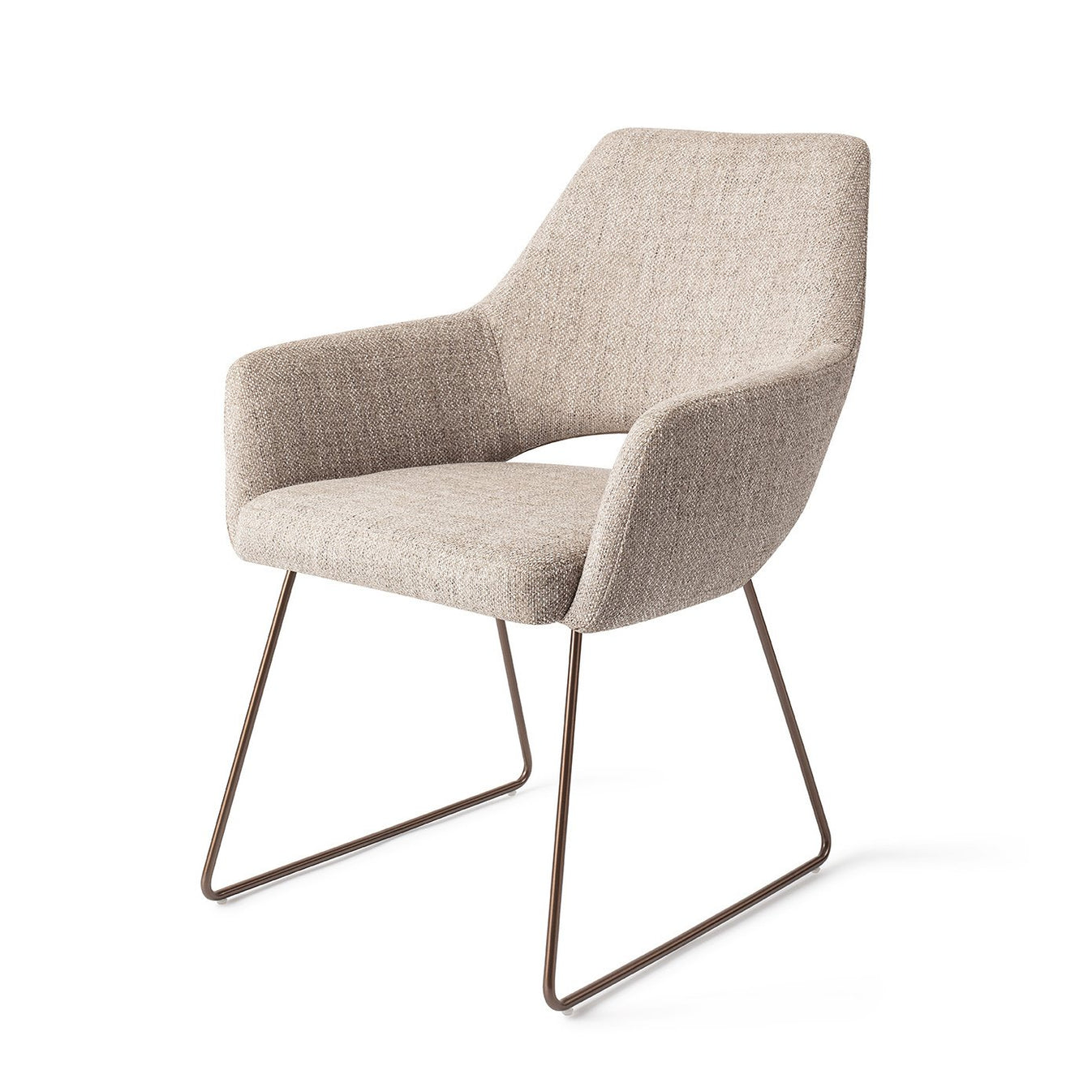 Yanai Eetkamerstoel Slide Rose - Biscuit Beach – Tables by TIM